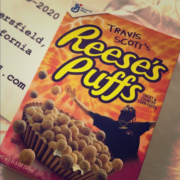 Travis Scott | Other | Travis Scott Limted Edition Reeses Puffs Cereal ...